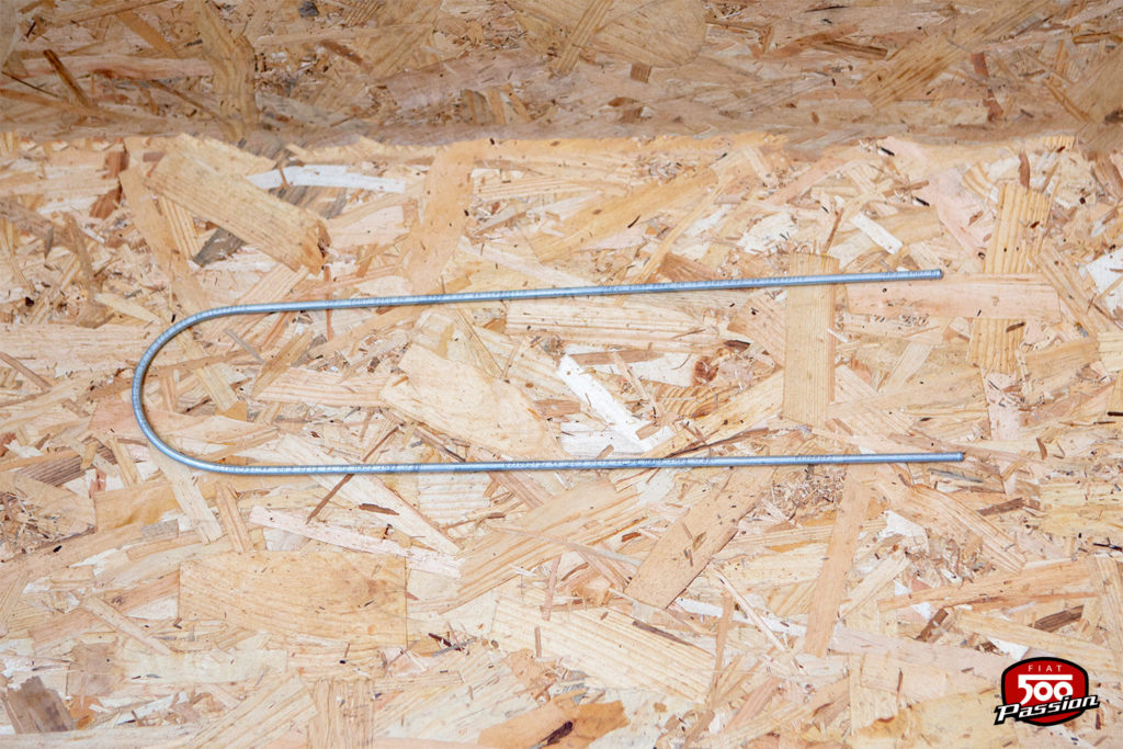 Tube essence rigide sous chassis - Fiat 500 Passion